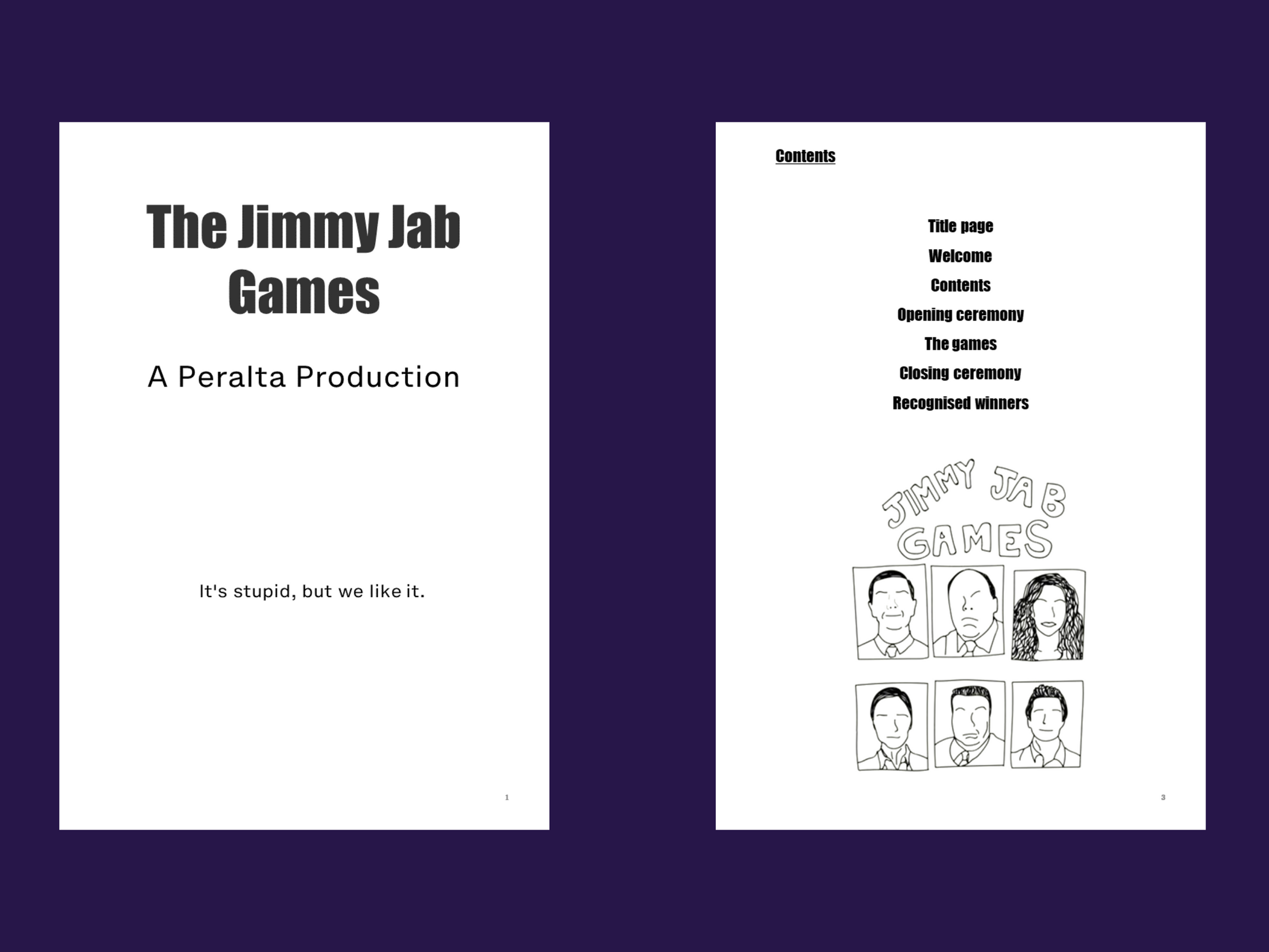 BROOKLYN 99 JIMMY JABS The Game. – TV Gifts and Love