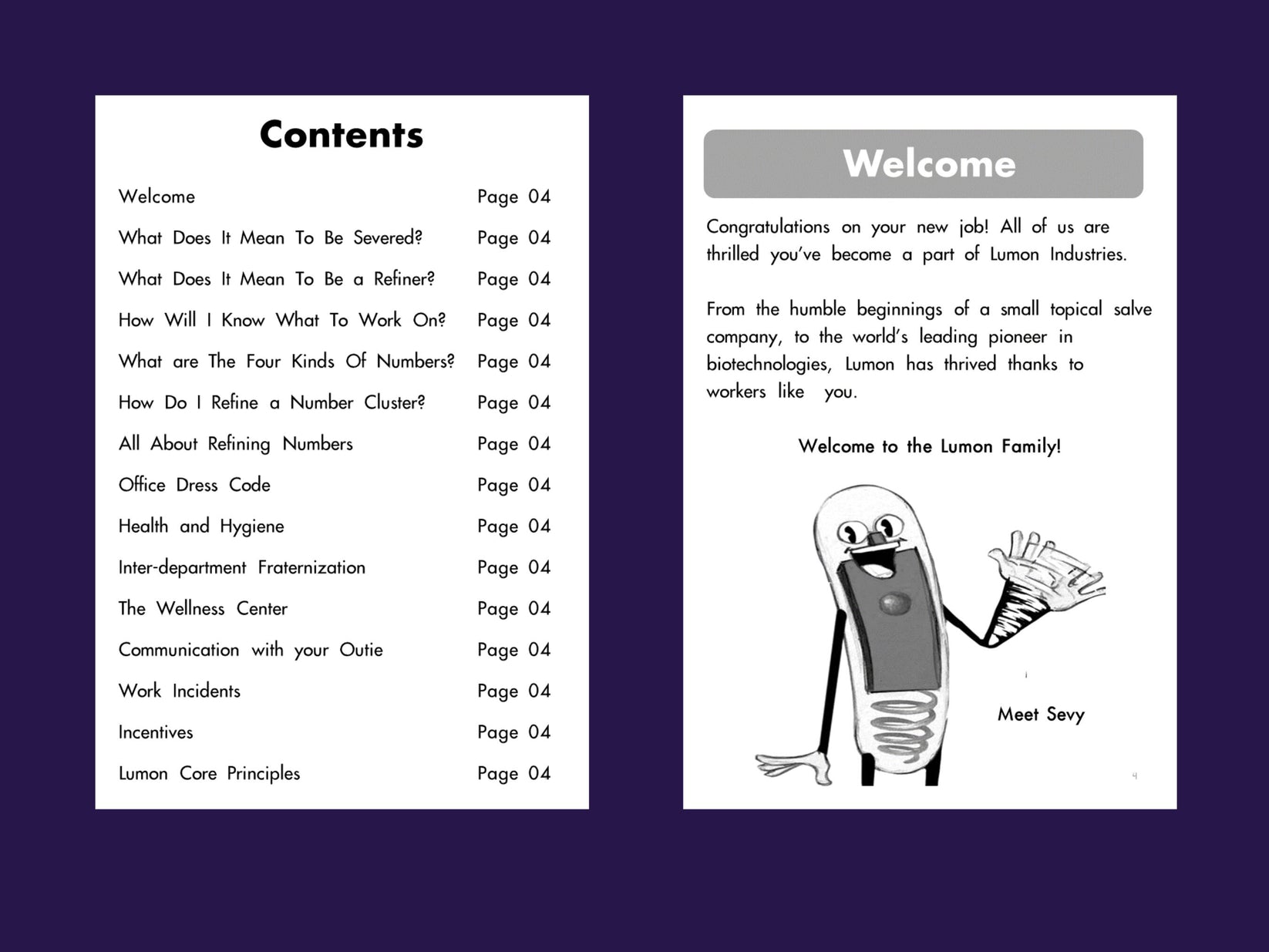 SEVERANCE LUMON HANDBOOK – TV Gifts and Love