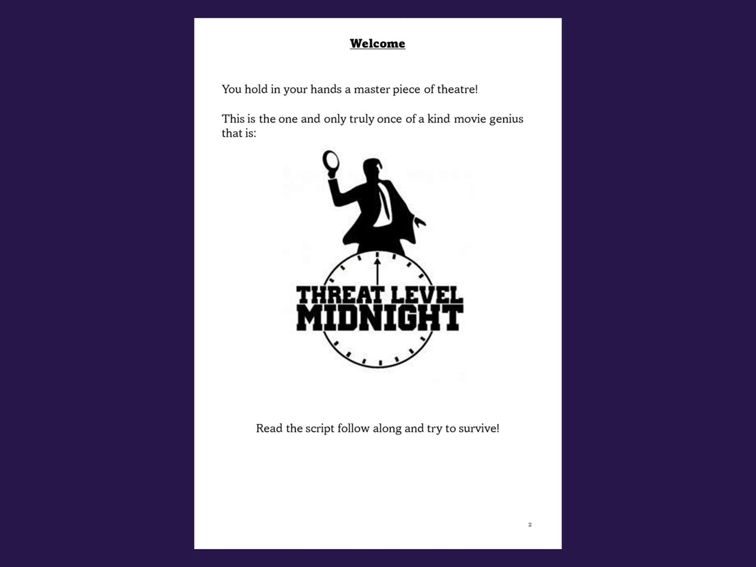 THE OFFICE BOOK Threat Level Midnight Full Script – TV Gifts and Love